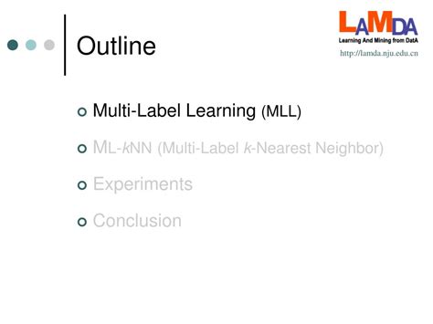 Ppt A K Nearest Neighbor Based Algorithm For Multi Label