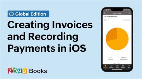Creating Invoices And Recording Payments Zoho Books IOS App YouTube