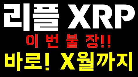📌 리플 Xrp 엑스알피📌 이번 대상승장은 X월까지 상승할수밖에 없는 이유 리플 리플xrp 리플매수가 리플코인전망 엑스알피 엑스알피분석 리플소송 Youtube