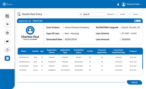 Ui Screen Designdata Entry Figma