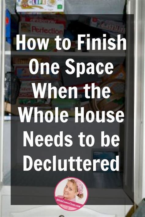 How To Not Get Distracted From A Decluttering Project By Other