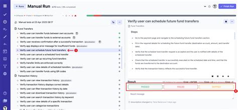 Running Tests Manually Testomatio