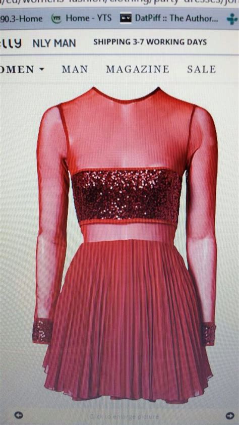 Sequin Mesh Part Dress