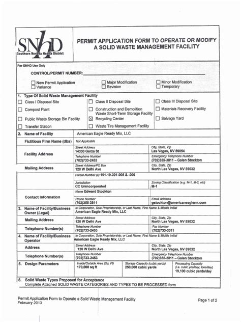 Application Formspdf Waste Management Waste