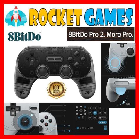 promo 8bitdo pro 2 colors controller bluetooth gamepad wireless switch