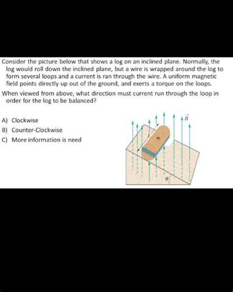 Solved A Rectangular Loop With Current Running Clockwise