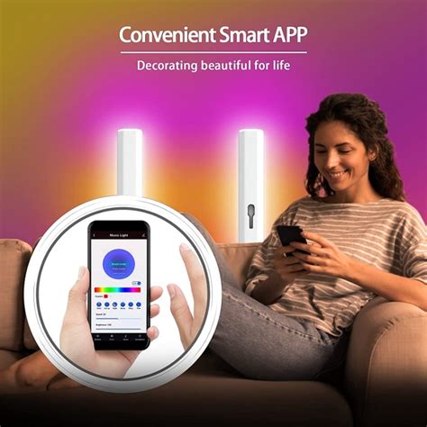 Rgb 바탕 화면 배경 음악 리듬 픽업 주변 조명 버전 Wifi Eu 플러그