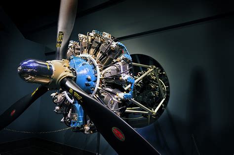 1950 Wright Cyclone Radial Engine Tellus Museum In Cartersville Georgia