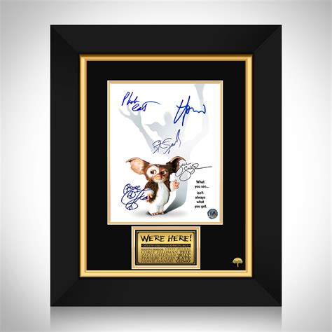 Gremlins Promotional Art Limited Signature Edition Custom Frame Rare T