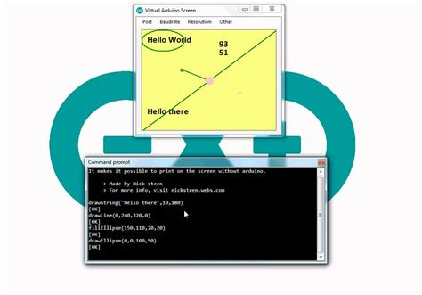 Virtual Arduino Screen Libraries Arduino Forum
