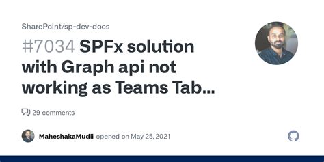 Spfx Solution With Graph Api Not Working As Teams Tab In Native Client · Issue 7034