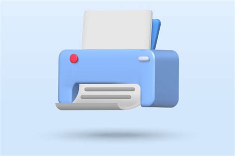 파란색 배경에 프린터 아이콘입니다 3d 벡터 일러스트 디자인 0명에 대한 스톡 벡터 아트 및 기타 이미지 0명 개념 디자인 Istock