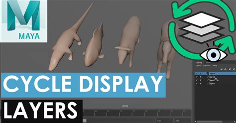 artstation maya cycle display layer visibility