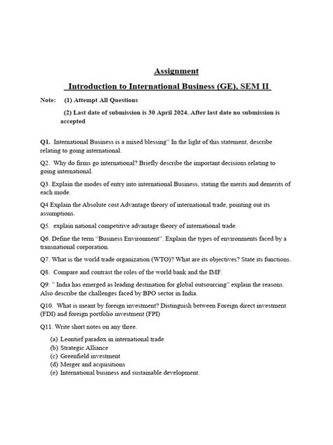 Assignment Ge Sem Ii Management Pdf