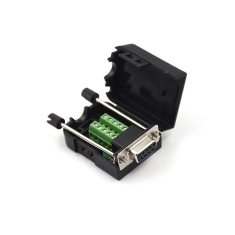 [lixiaoju] Db9 Female D Sub 9 Pin Plug Breakout Terminals Solderless