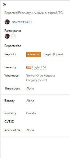 Bughunting Penetrationtester Vulnerabilityassessment Usa Ethicalhacking Vulnerability Vdp
