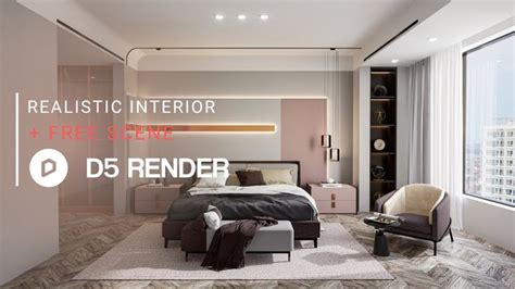 Realistic Interior Render With D Render Bedroom