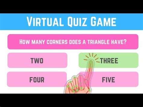 Virtual Quiz Game Using OpenCV Python CVZone YouTube Quiz