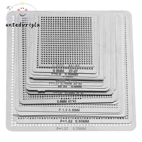 27 Chiếc Đa Năng Trực Tiếp Bga Sưởi Stencil Reballing Hỗ Trợ Giá Đỡ