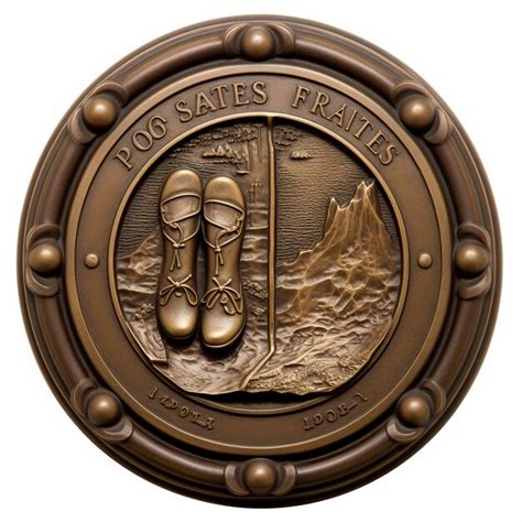 Premium Ai Image Illustration Of Class Badge A Pair Of Footprints