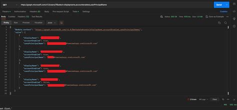 Issue With Retrieving Data From Graph API To PowerShell Stack Overflow