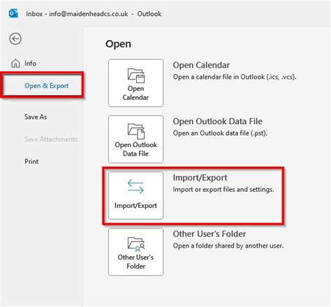 How To Export Contacts In Outlook As A Csv File Maidenhead Computer Services