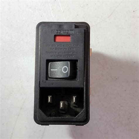 Corcom Tyco Emi Filter Ps0s0ds6a Power Entry Module Iec Socket 120 250 Lab Liquidators Store