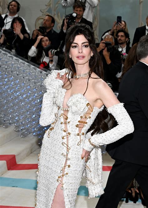 Anne Hathaway Met Gala 2024 Theme Taffy Cristin