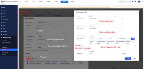 การทำ Ipsec Vpn ระหว่าง Sangfor Network Secure Nsf กับ Virtual Ngaf บน Mcs บริษัท ซังฟอร์