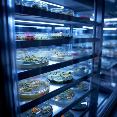 Premium Photo Bacterial Cultures In Laboratory Incubator