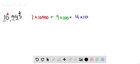 solved write number in expanded form using powers of 10 10 945