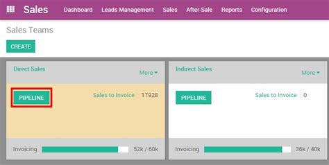 Set Up And Organize Your Sales Pipeline — Odoo Business 0 1 Documentation