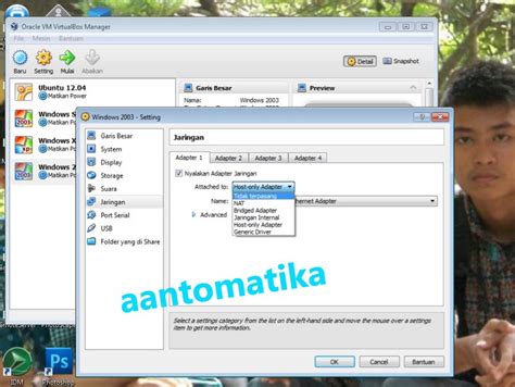 Mode Jaringan Atau Network Adapter Di Virtualbox