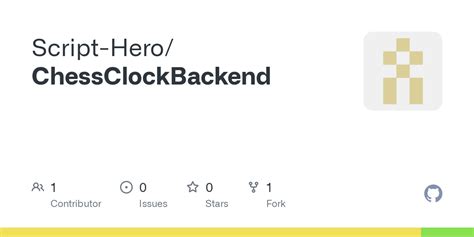 github script hero chessclockbackend