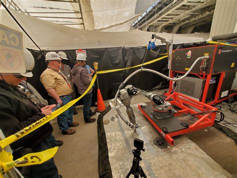 Portable Laser Shock Peening System Demonstrated For The United States