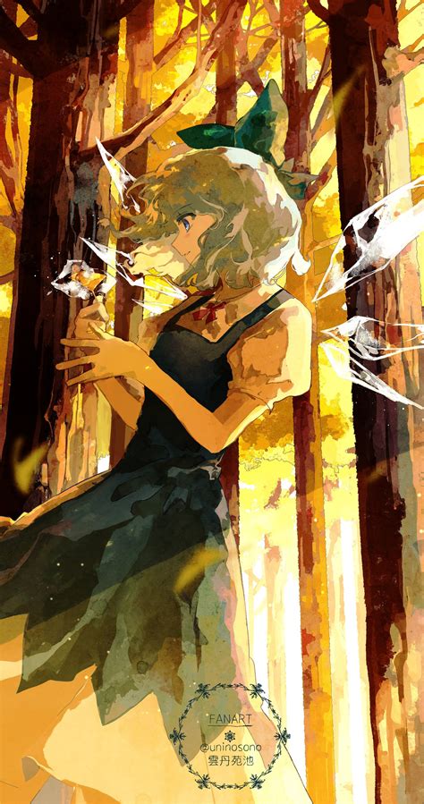 Cirno Touhou Drawn By Uninosono Danbooru