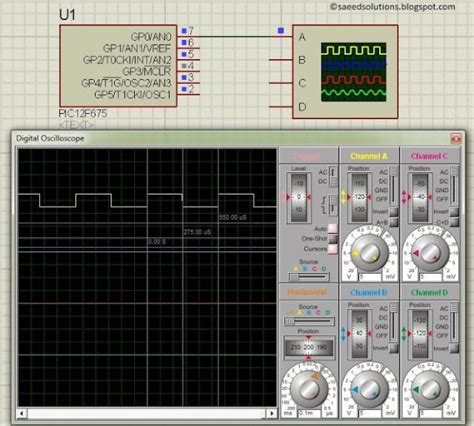 Pic12f675 Pwm Code And Proteus Simulation