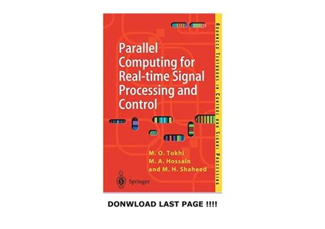 parallel computing for real time signal processing and control