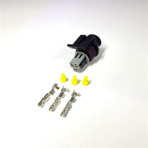 3 pin pressure sensor connector kit gp autosports