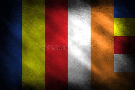 Flag Of Buddhism Stock Illustration Illustration Of Symbol 272845262