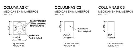 2d Design Of Column Section In Detail Autocad Drawing Cad File Dwg File