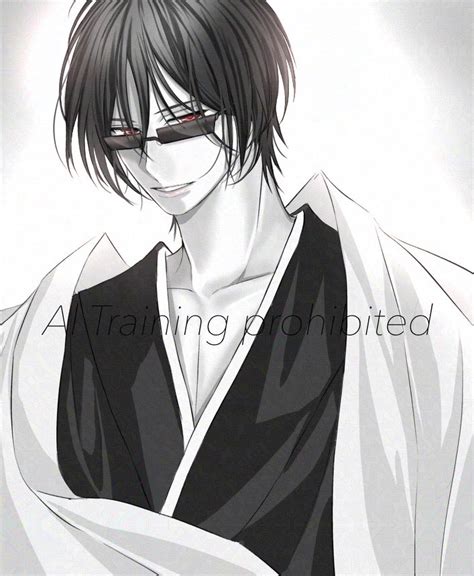 Tsubaki Servamp Servamp Bad Link 1boy Black Hair Glasses