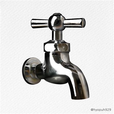 수도꼭지 일러스트 Faucet Illustration 2025 수도꼭지 그림 스케치