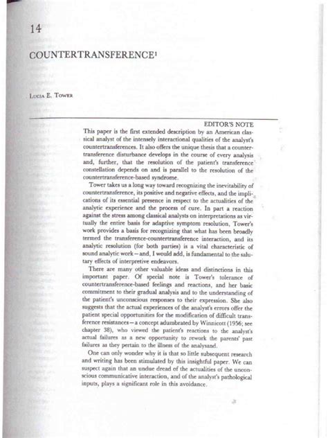 Counter Transference Pdf