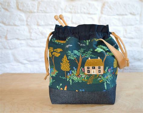 Beginner Project Bag Sewing Pattern Easy Knitting Bag Pattern Video Kato Project Bag 3 Sizes