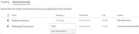How To Manage Externally Shared Contents In Sharepoint Online