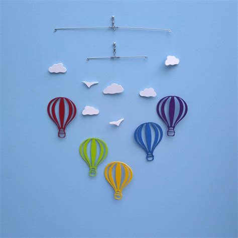 Hot Air Balloon Mobile Etsy
