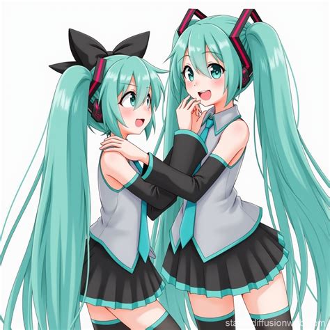 Hatsune Miku And Mordecai Having Fun Stable Diffusion Online