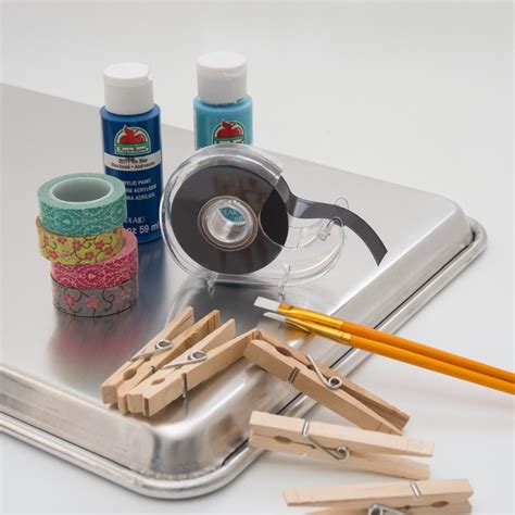 Organize Chores Into Charts On Old Cookie Sheets