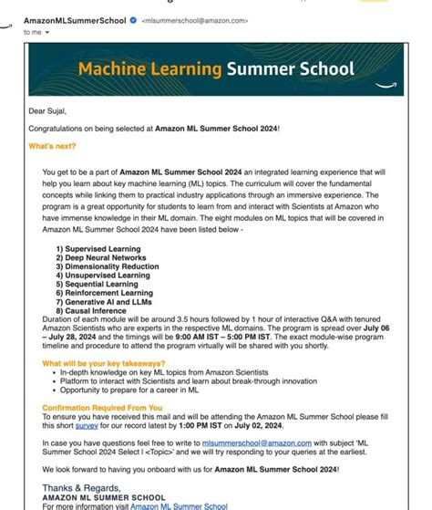 Amazonmlsummerschool Machinelearning Artificialintelligence Learningjourney Sujal Vijayvargia